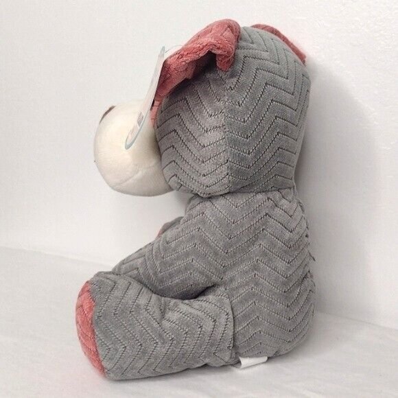 HugFun | Toys | Hugfun Kids Grey 9 Inch Chevron Pattern Stitched Plush ...